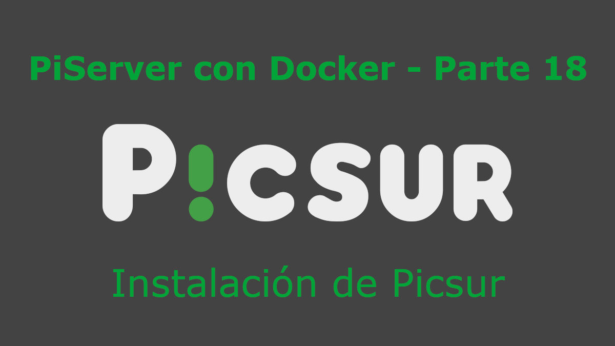 PiServer con Docker - Parte 18: Instalación de Picsur. - Flopy.es